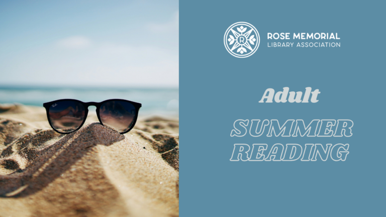 Adult Summer Reading - Rose Memorial Library